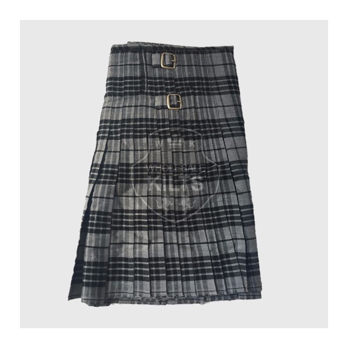 Wholesale Hamilton Grey Tartan Kilt
