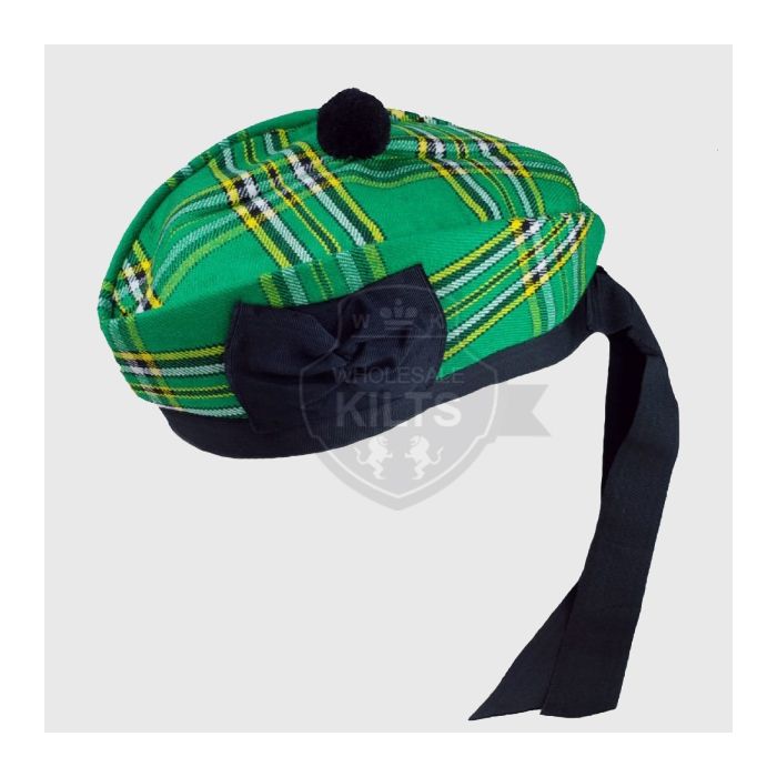 Wholesale Irish Green Glengarry Cap